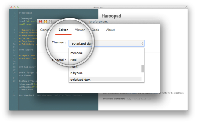 Haroopad - The Next Document processor based on Markdown