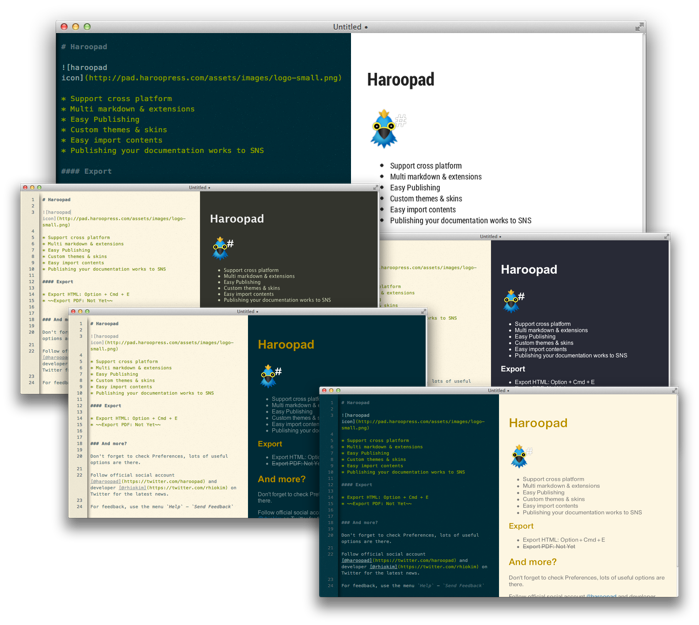 Haroopad - The Next Document processor based on Markdown