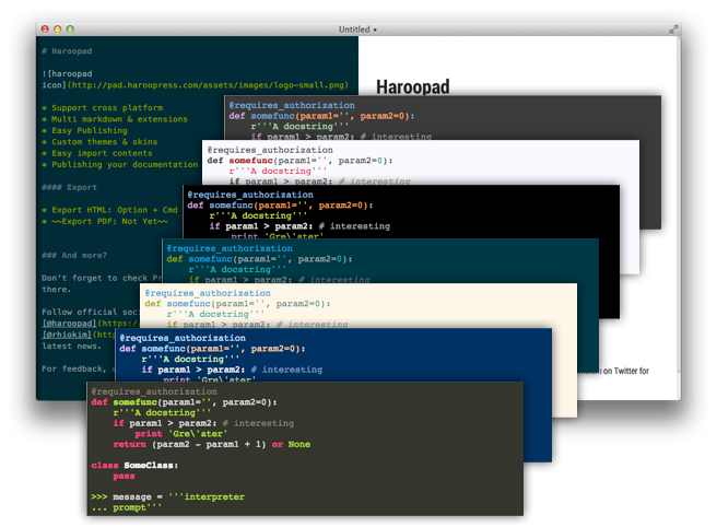 Haroopad - The Next Document processor based on Markdown