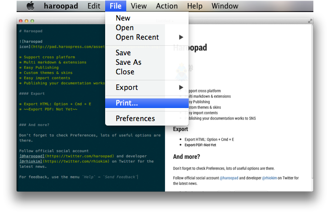 Haroopad - The Next Document processor based on Markdown Haroopad - The Next Document processor based on Markdown