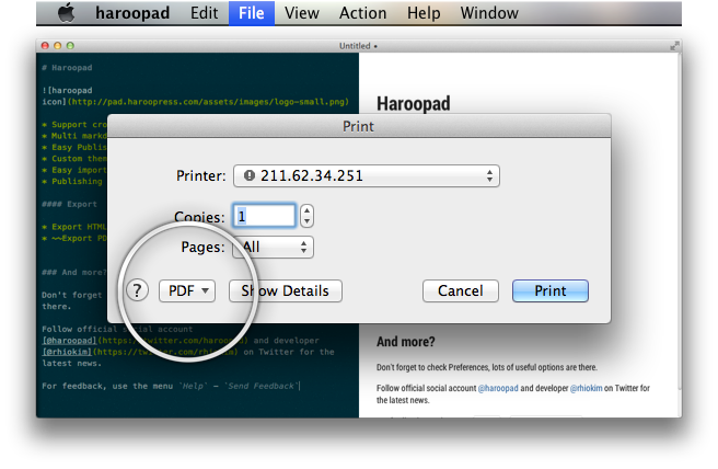 Haroopad - The Next Document processor based on Markdown