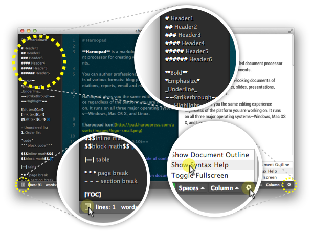 Haroopad - The Next Document processor based on Markdown Haroopad - The Next Document processor based on Markdown
